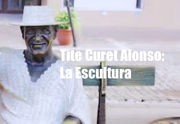 Escultura de Tite Curet Alonso en la Plaza de Armas de San Juan ...